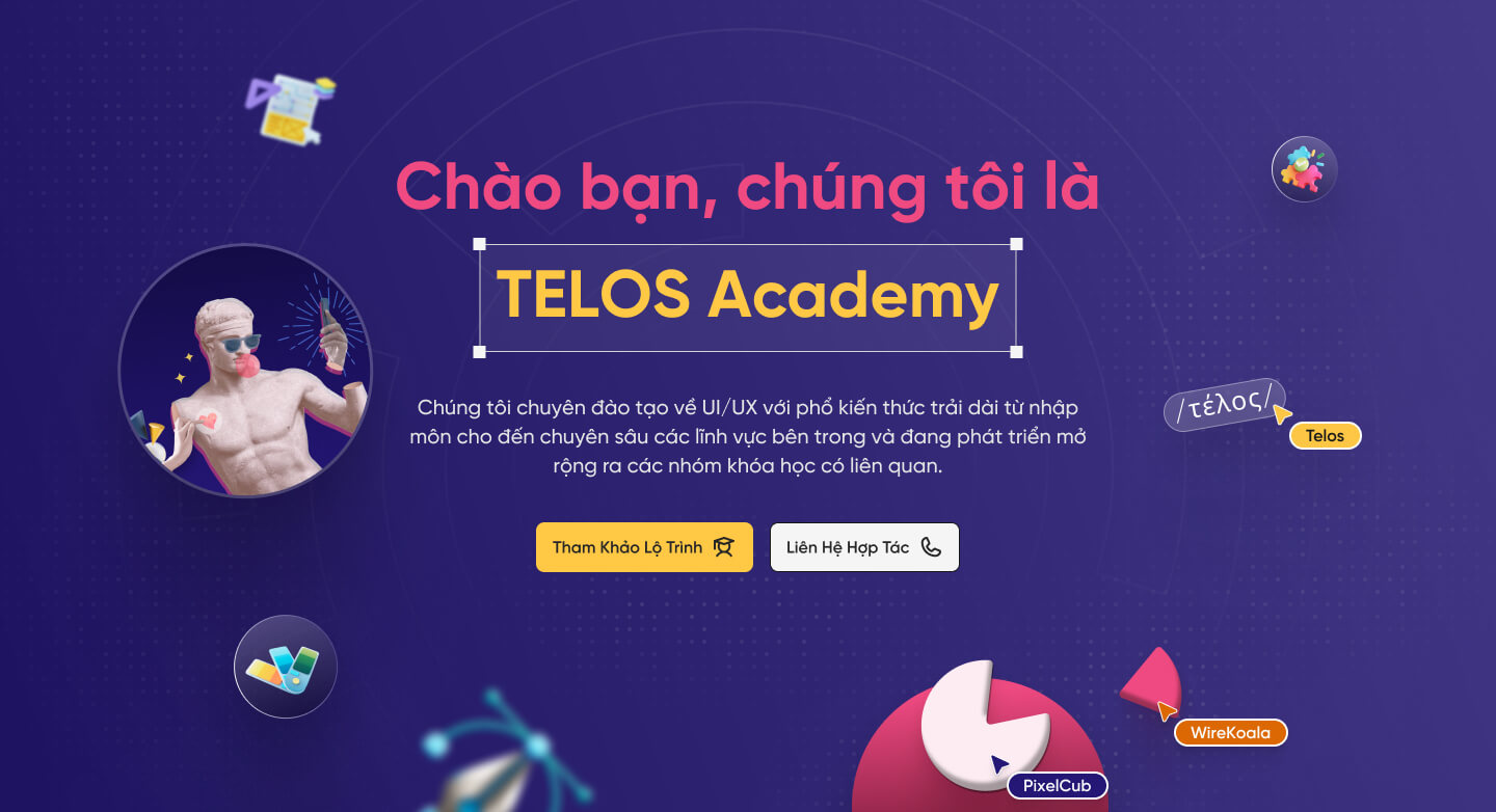 TELOS Academy - Đào Tạo UI/UX Cho Người Mới Bắt Đầu